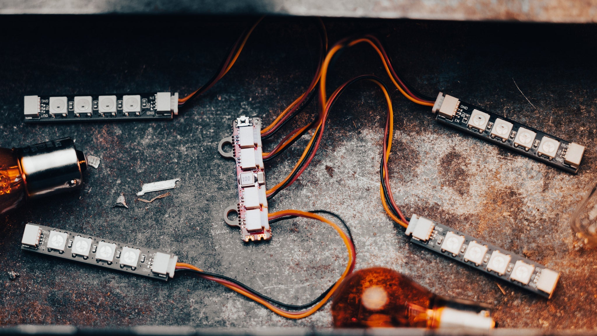 HGLRC 2812 LED Controller & HGLRC LED Board W554B WS2812 Kit – Airjacker